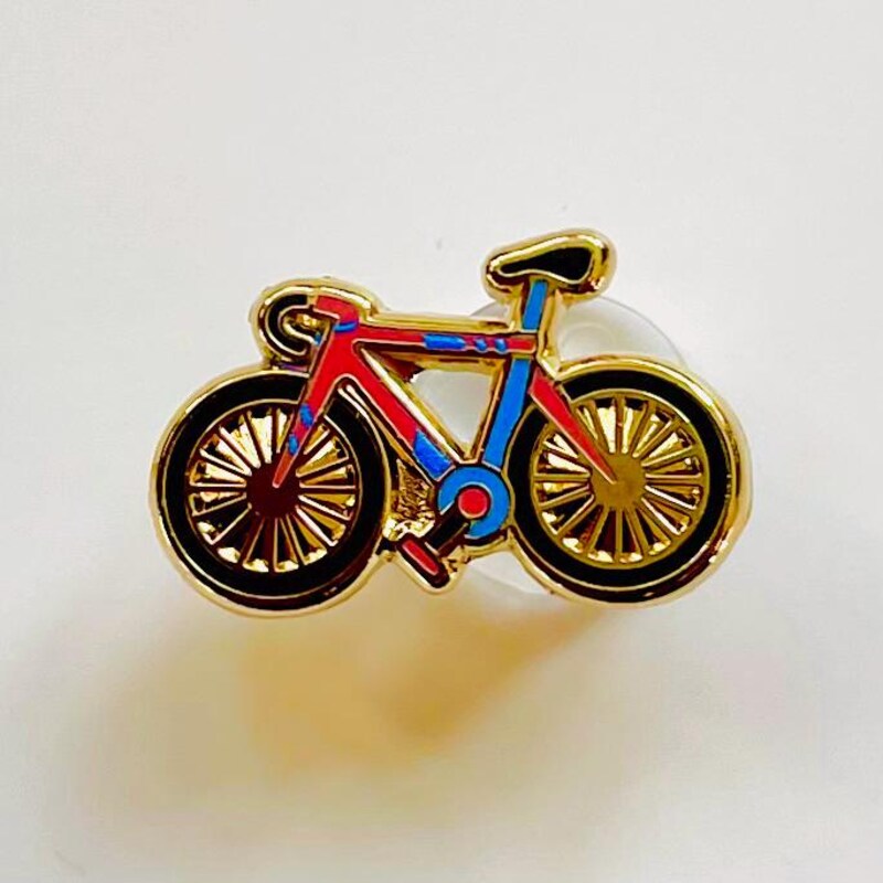 Bicycle Enamel Pin - Etsy