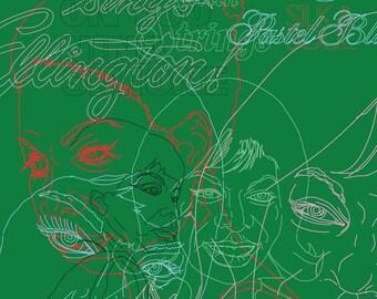 Digital SVG PNG JPG Nina Simone Silhouette Vector Clipart - Etsy