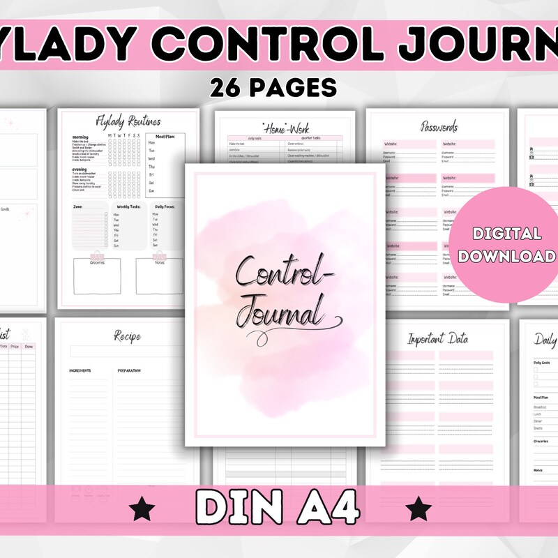 Flylady Control Journal - Etsy