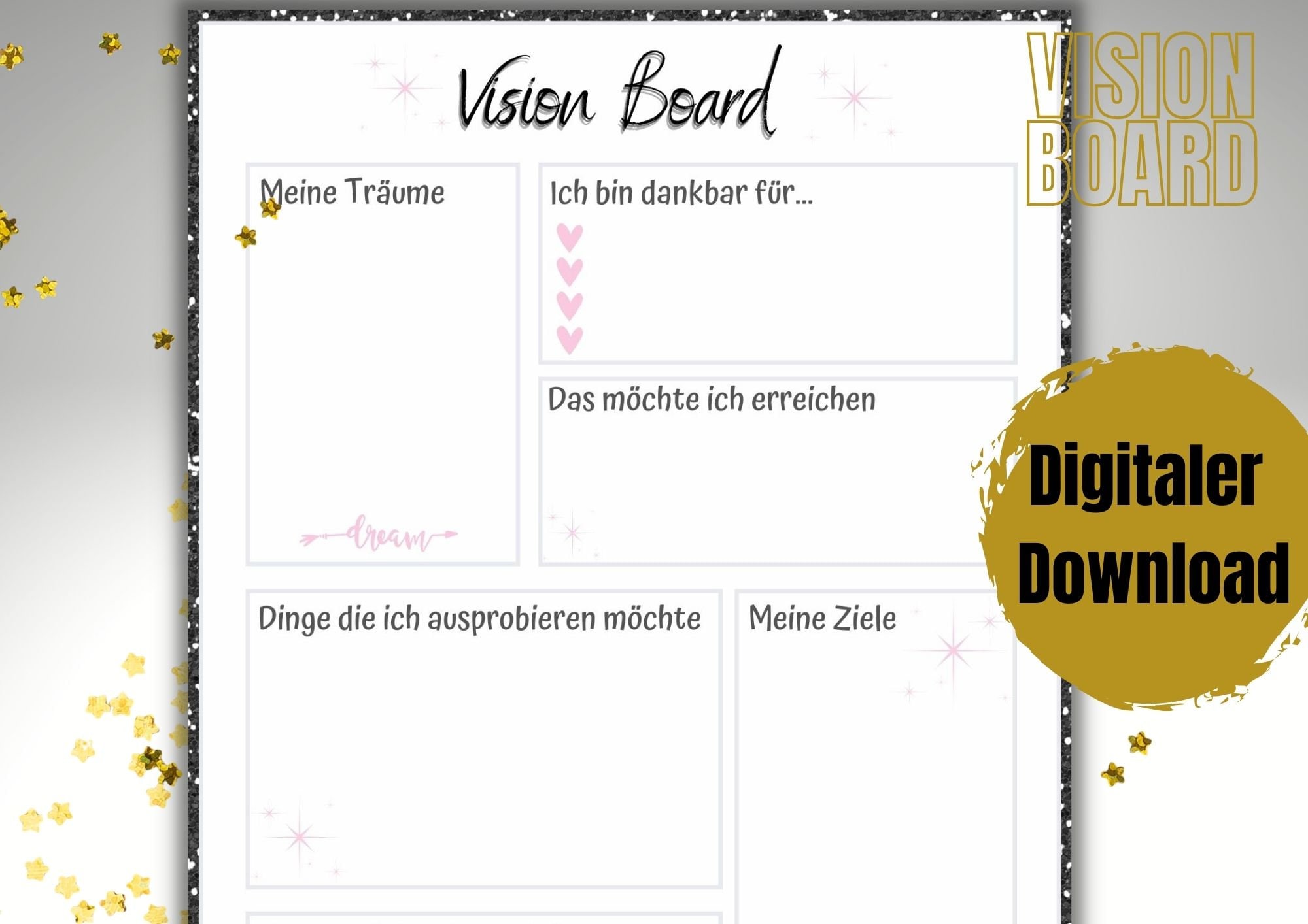 Vision Board, New Year's Resolutions, Activities for New Year's Eve ...