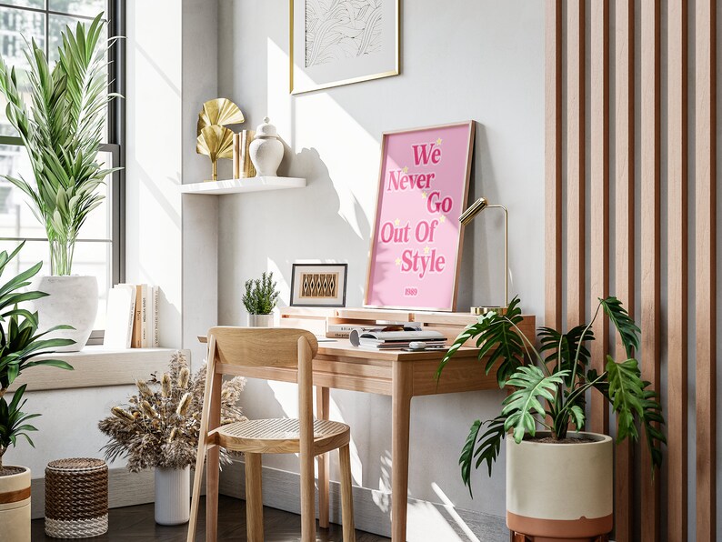 Taylor Swift Poster We Never Go Out of Style Song Lyric - Etsy