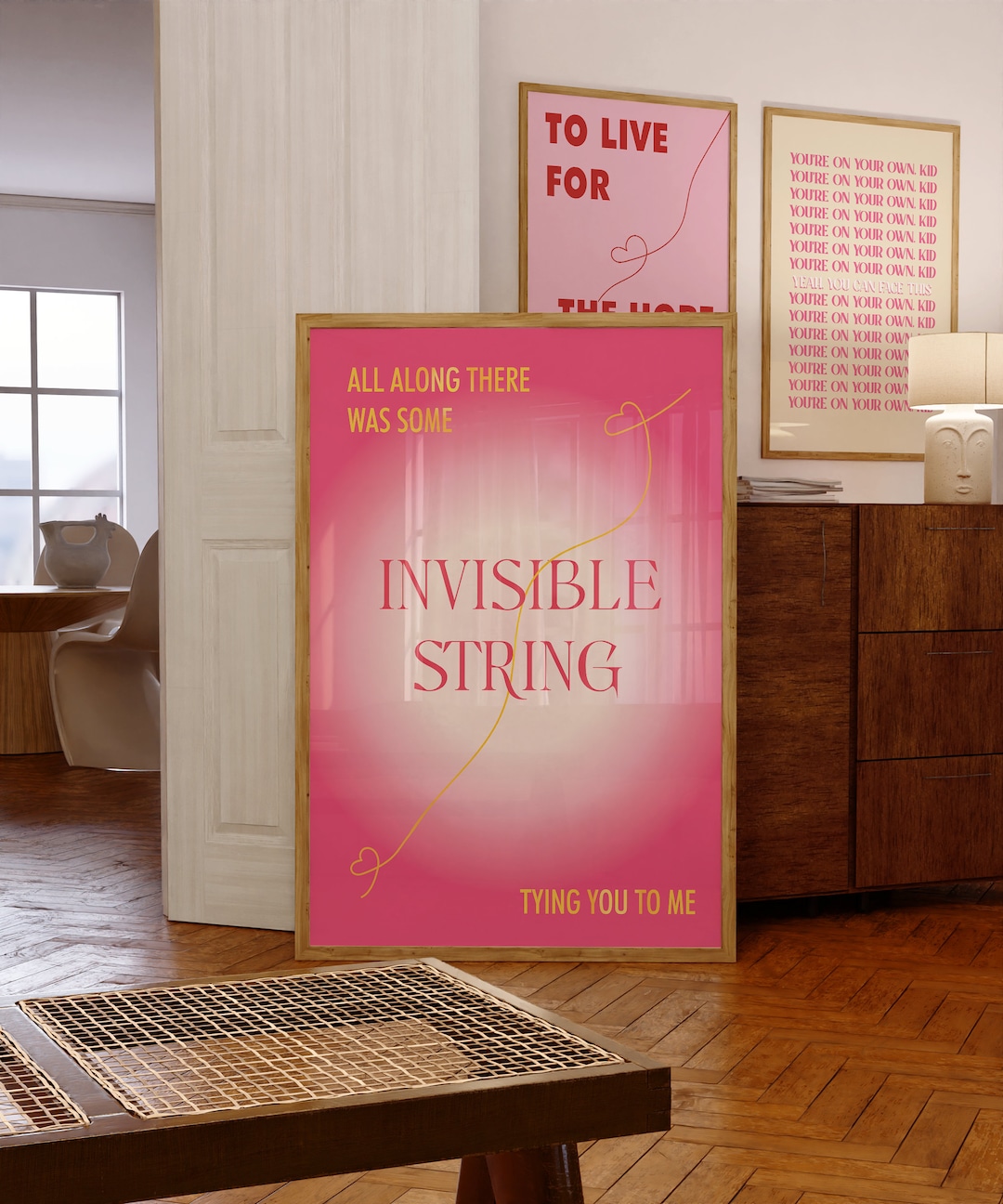 Taylor Swift Invisible String Song Lyric Poster, Taylor Folklore Wall ...