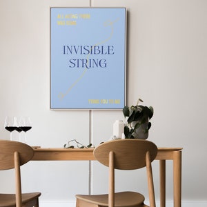 Taylor Swift Invisible String Lyric Poster, Taylor Folklore Wall Print ...