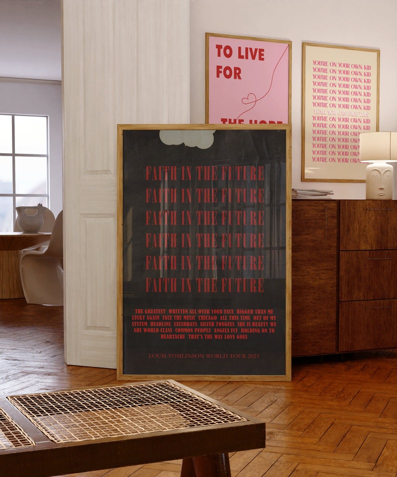 Louis Tomlinson Faith in the Future Poster FITF 2023 Tour - Etsy