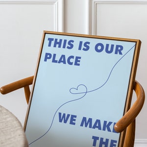 Lover Taylor Swift Poster This is Our Place, We Make the Rules Song ...