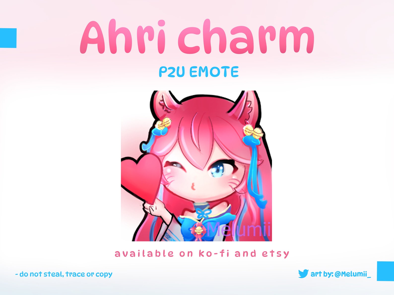 Spirit Blossom Ahri Charm Emote | Twitch, Discord (PNG File) - Etsy