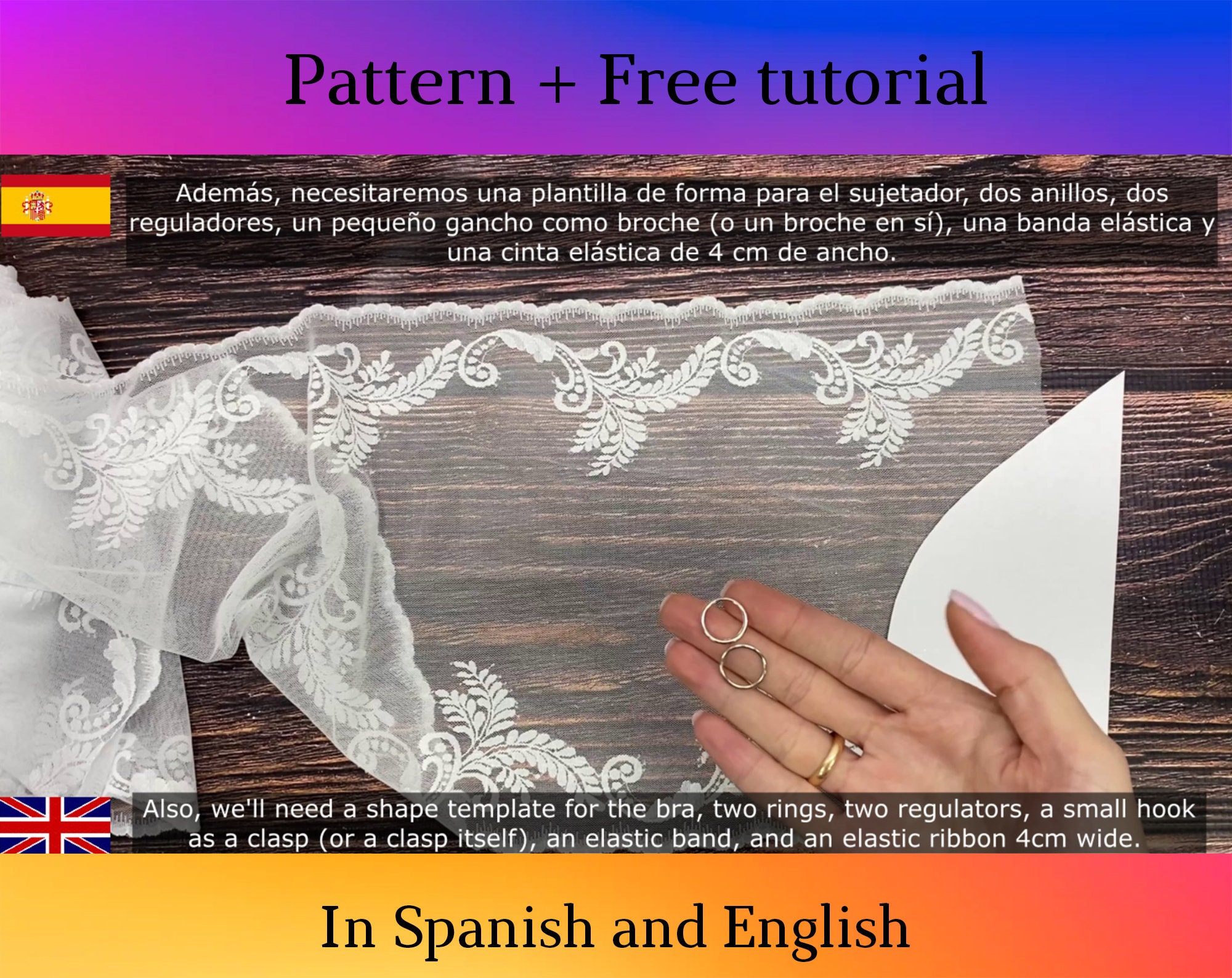 Bra Sewing Pattern Bralette PDF Pattern Instant Download Brassiere ...