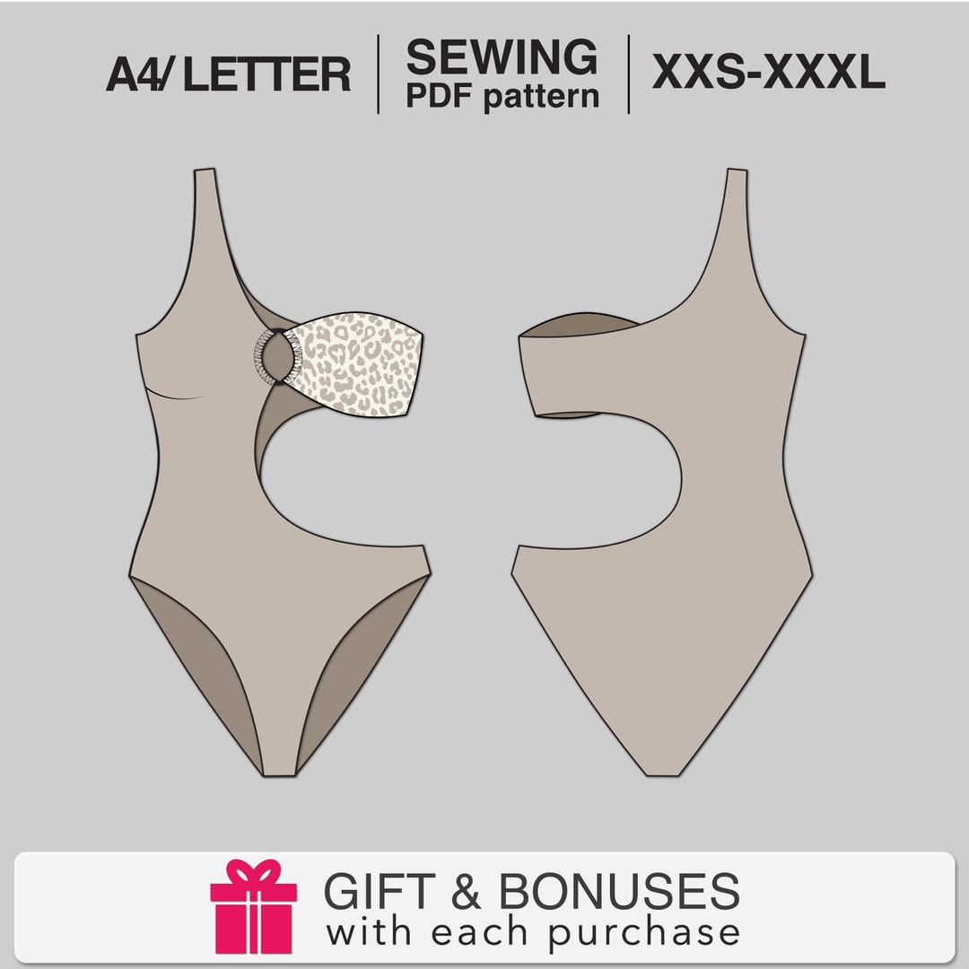 Swimsuit Pattern| Digital Pattern| Bikini Pattern| Women Swimsuit ...