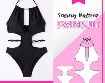 Basic Bikini Pattern. Sewing Bikini Patterns. Women Bikini Pattern PDF ...