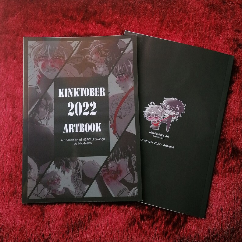 Kinktober 2022 Artbook Nsfw Etsy