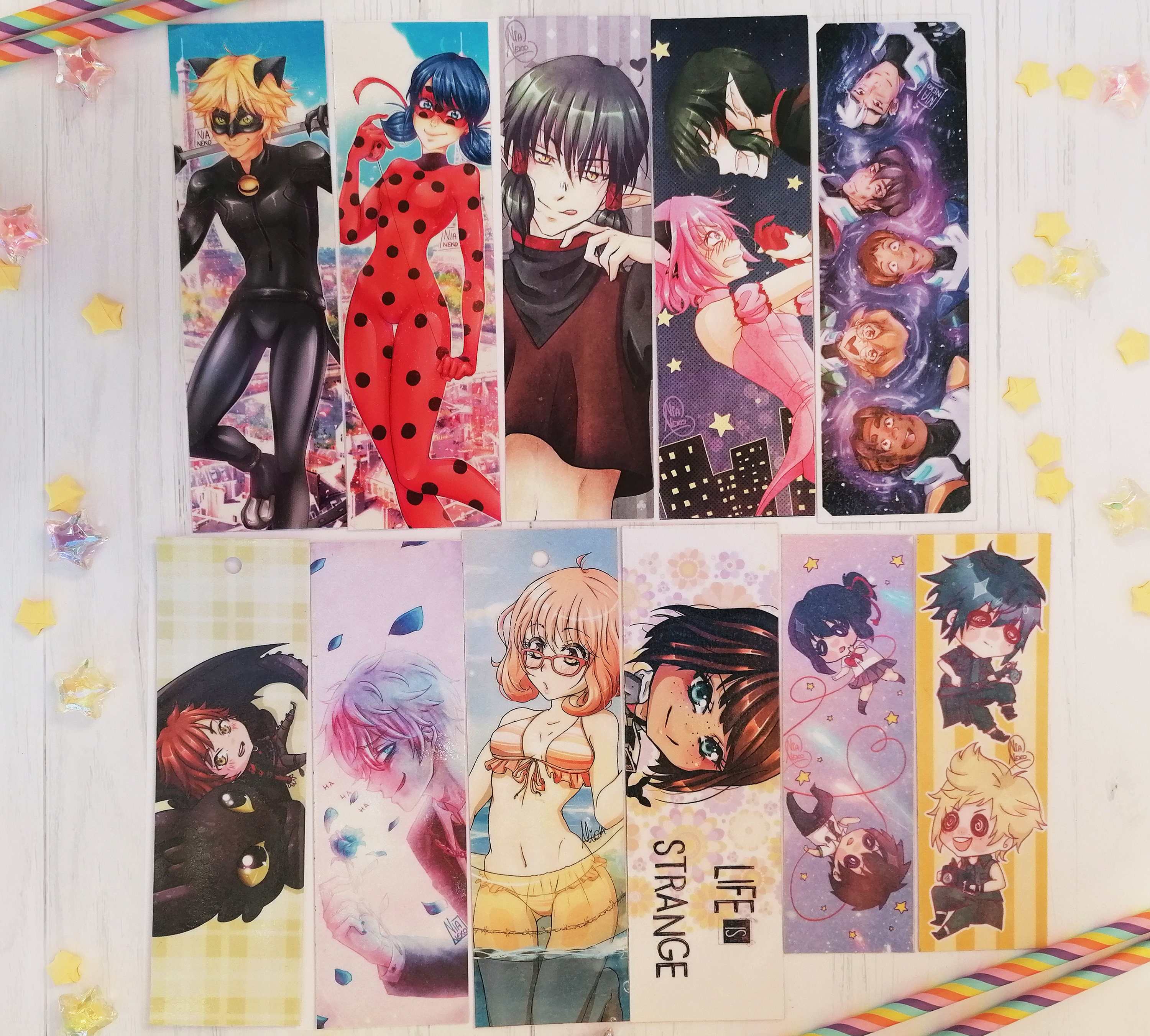 Anime and Original Bookmarks ladybug, Tokyo Mew Mew, Voltron, How to ...
