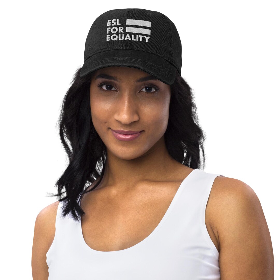 ESL for Equality Denim Hat - Etsy
