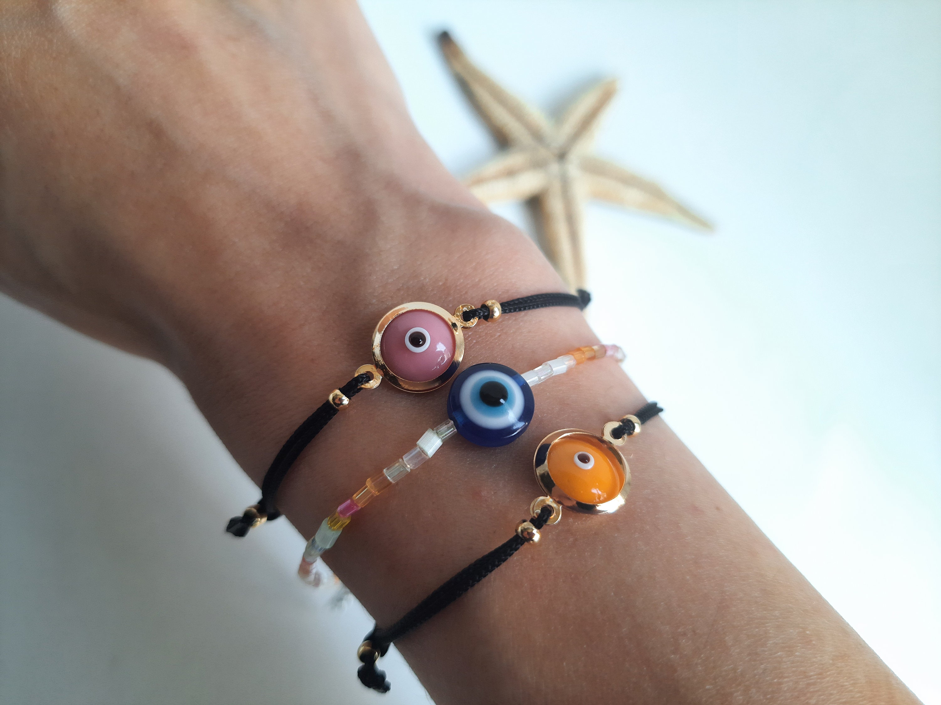 Evil Eye Bracelet Purpose, Light Blue Evil Eye Bracelet Yellow Evil Eye ...