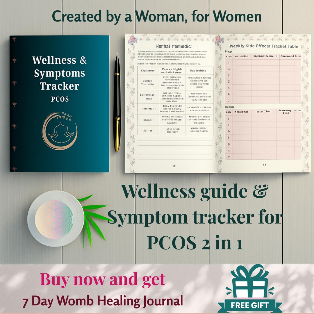 PCOS Tracker and Wellness Bundle | Symptom Tracker Printable | Holistic ...