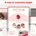 WIX Website Template for Nail Tech, Nail Salon, Nail Tech Website, Nail ...