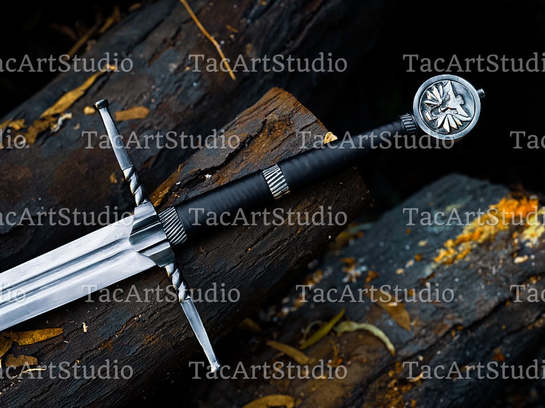 The Witcher 3 Wild Hunt Swords, Geralt of Rivia Cosplay Swords, White ...