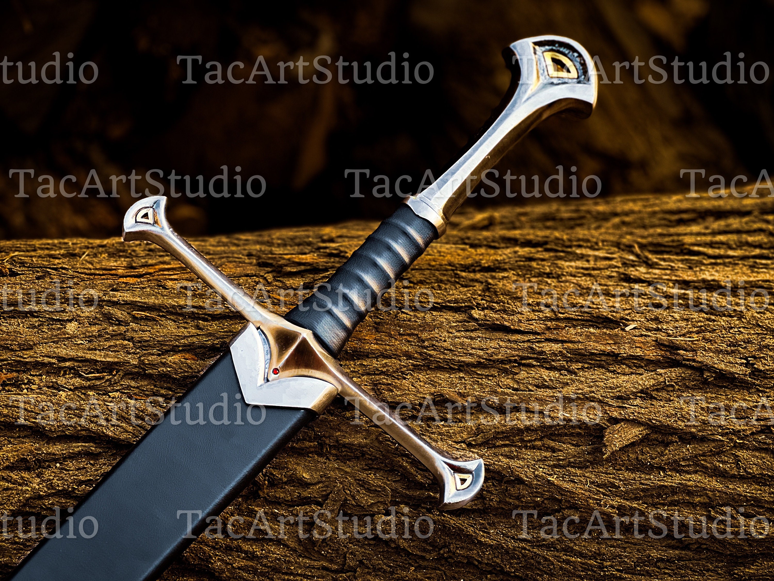 Lord of the Rings King Aragorn Ranger Replica Sword Gift for Groomsmen ...