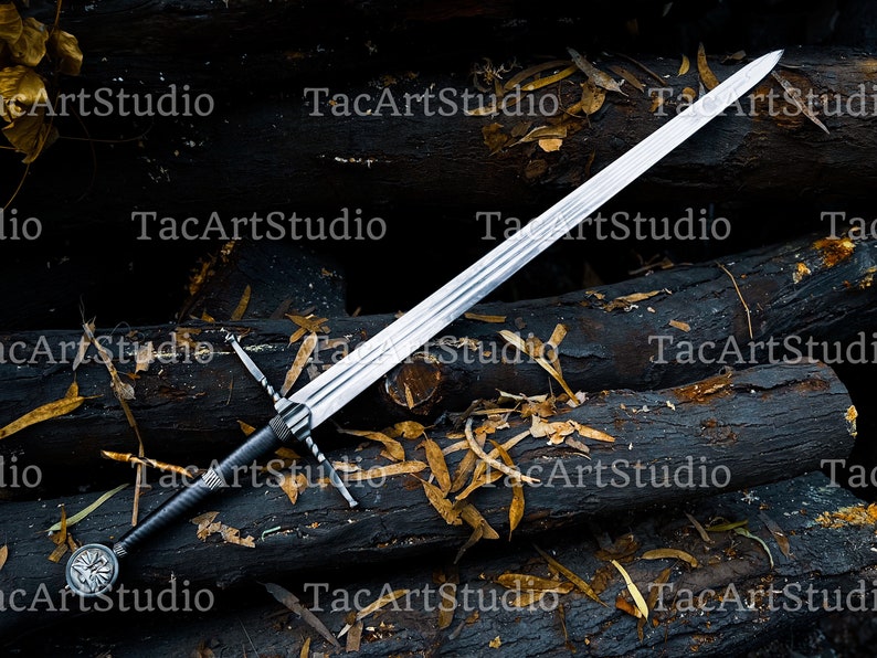 The Witcher 3 Wild Hunt Swords, Geralt of Rivia Cosplay Swords, White ...