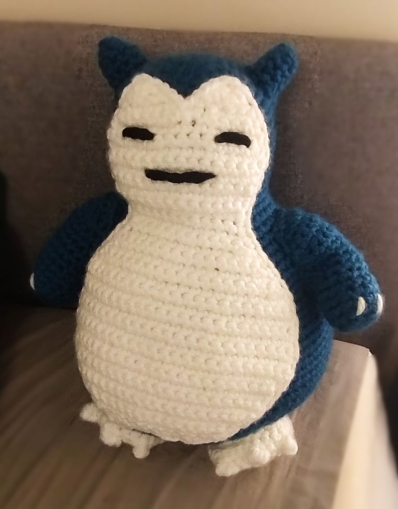 Snorlax Plushie Large Toy Perfect Gift Handmade Crochet - Etsy