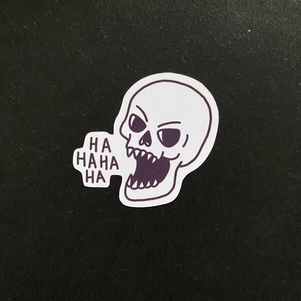 Skull Sticker - Etsy UK