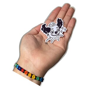 Cloune Sticker With Stars in Shiny Vinyl Paper for Computer - Etsy