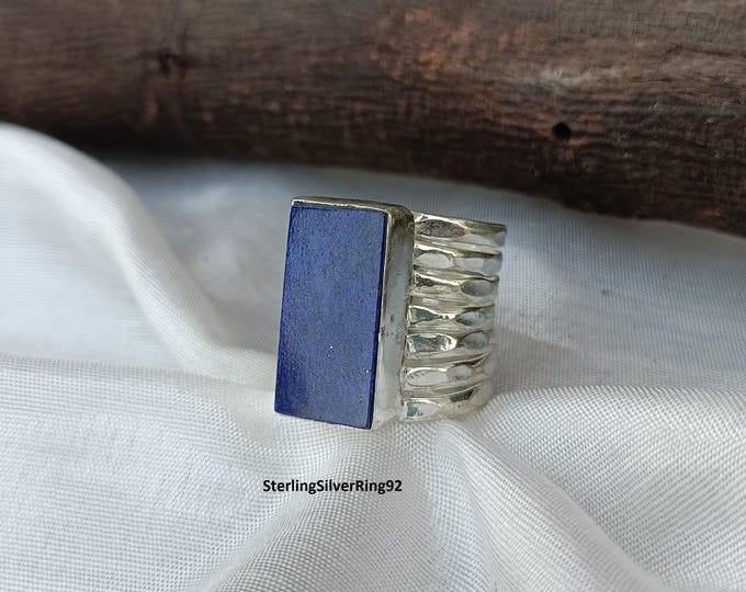 Blue Denim Ring - Etsy