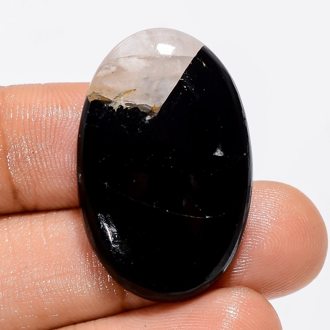 Black Palm Root Agate Oval Shape Cabochon Fabulous Top Grade Quality ...