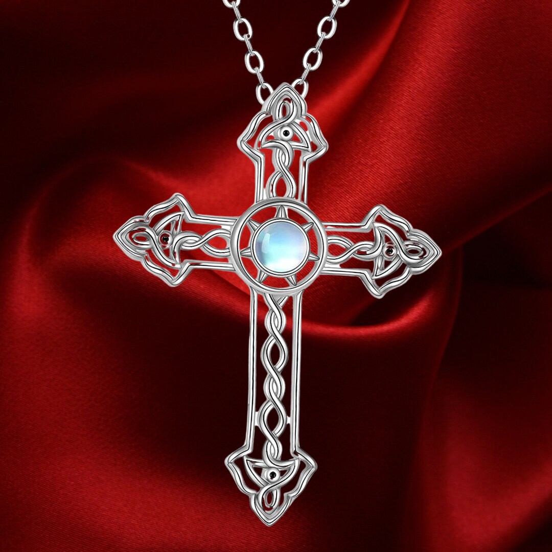 BUY NOW Sterling Silver Cross Talisman Pendant Necklace Celtic Knot ...