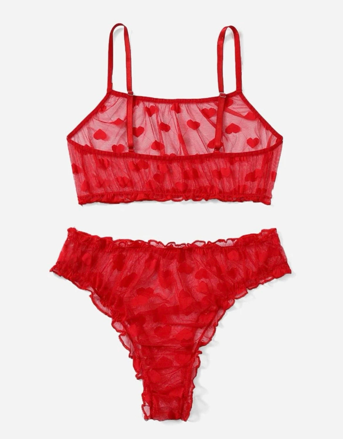 Plus Size Sheer Lingerie Set Etsy