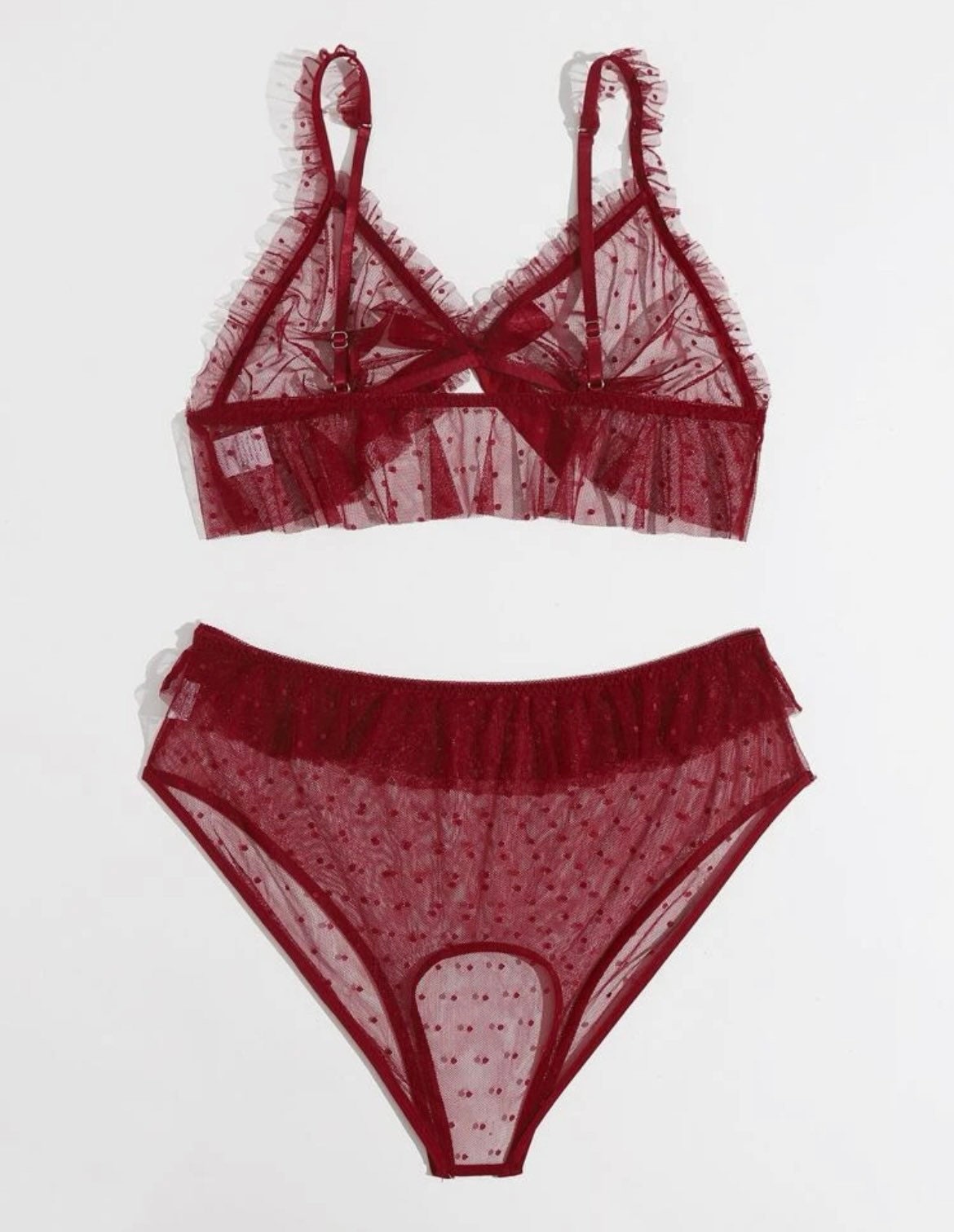 Plus Size Mesh Lingerie Set Etsy