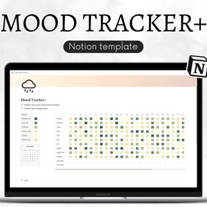 Notion Mood Tracker Notion Template Mood Journal ADHD - Etsy