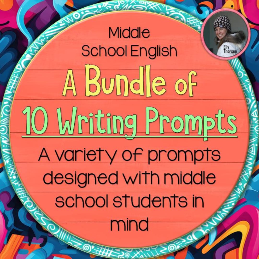 Middle School Writing Prompt Bundle of 10: Writing Practice ...