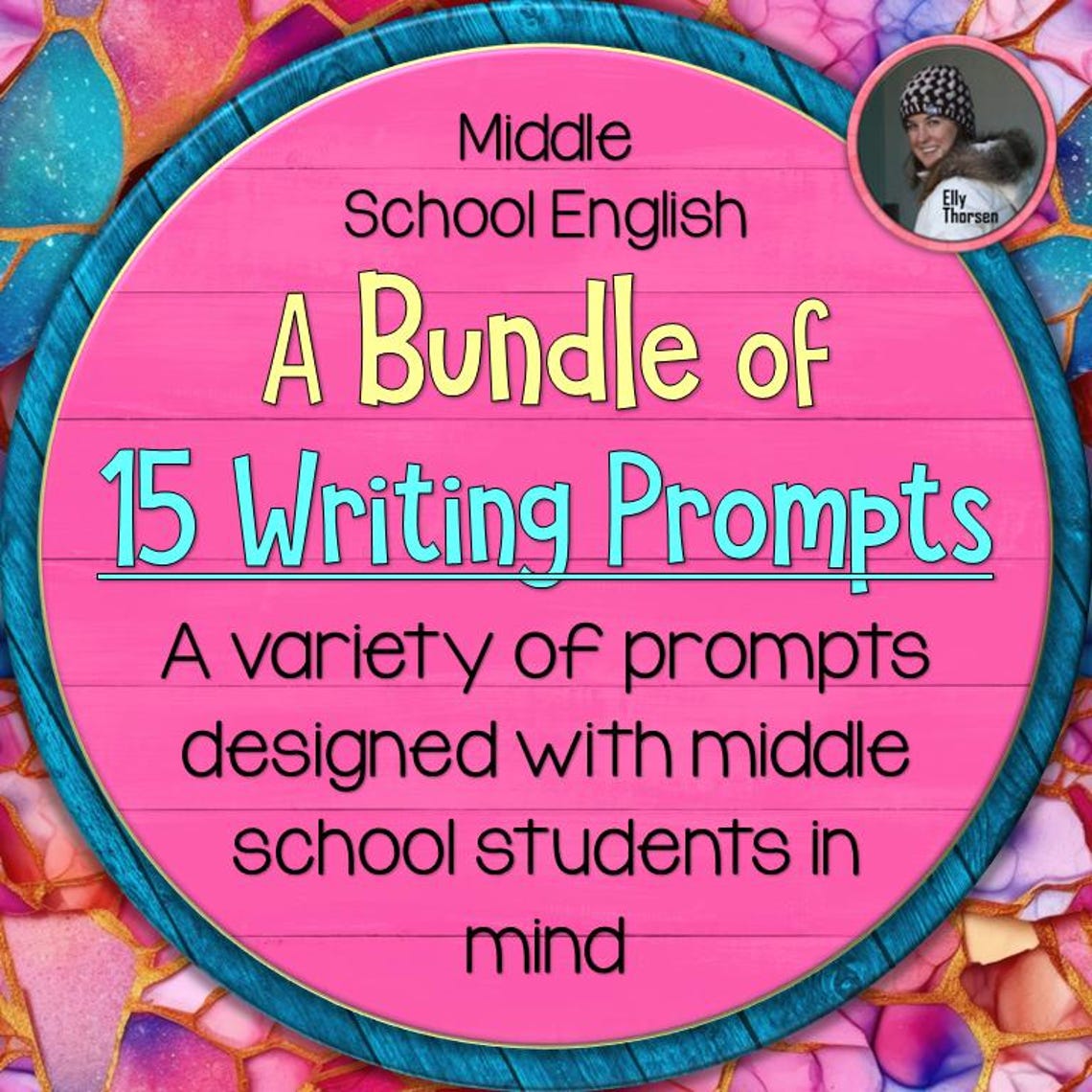 Middle School Writing Prompt Bundle of 15 Writing Prompts in PDF Form ...
