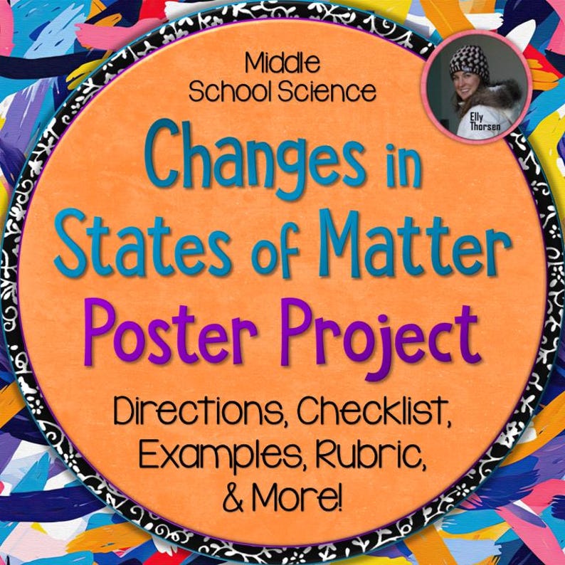 Changes in States of Matter Poster Project Phase Changes Research ...