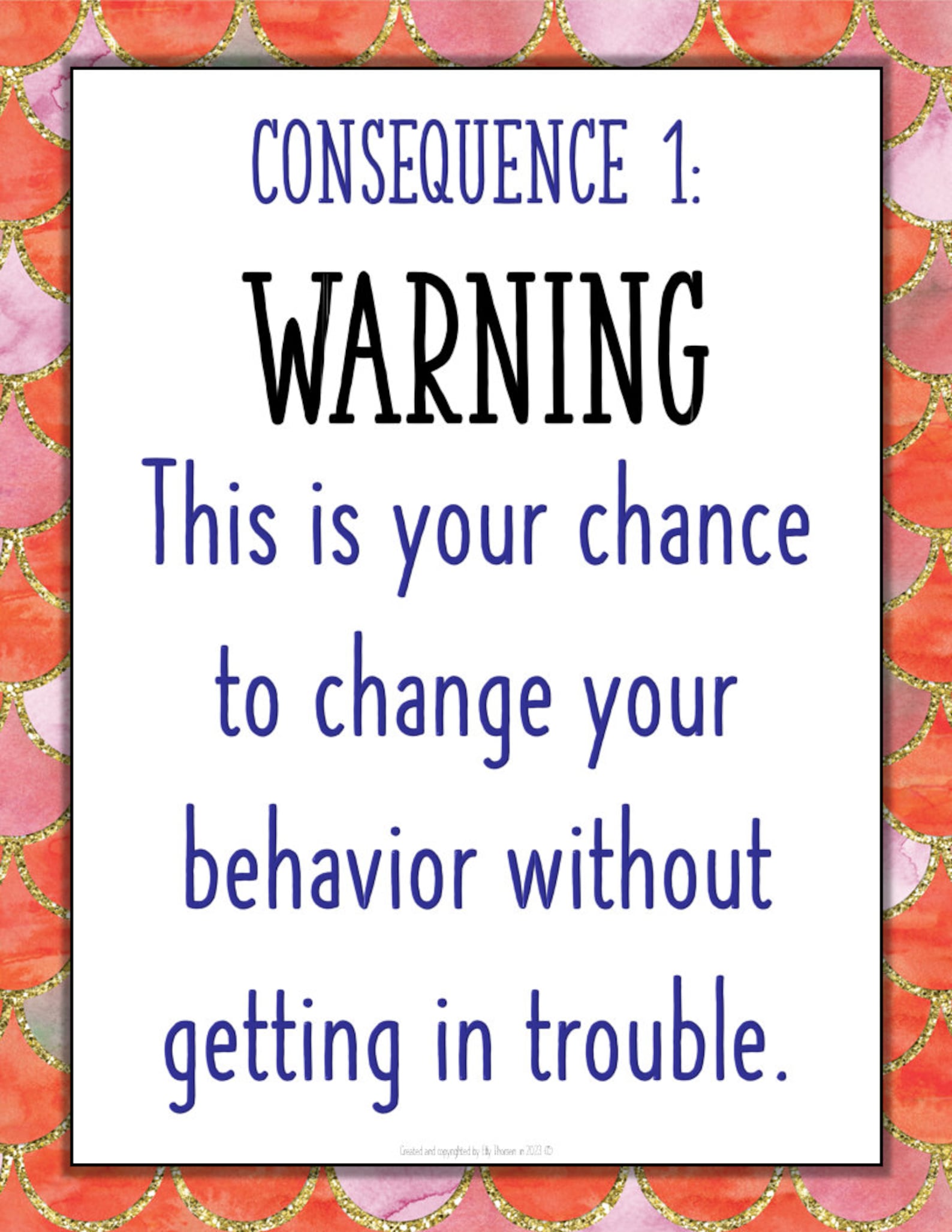 Classroom Management Class Rules & Consequences Posters: Scale Theme - Etsy