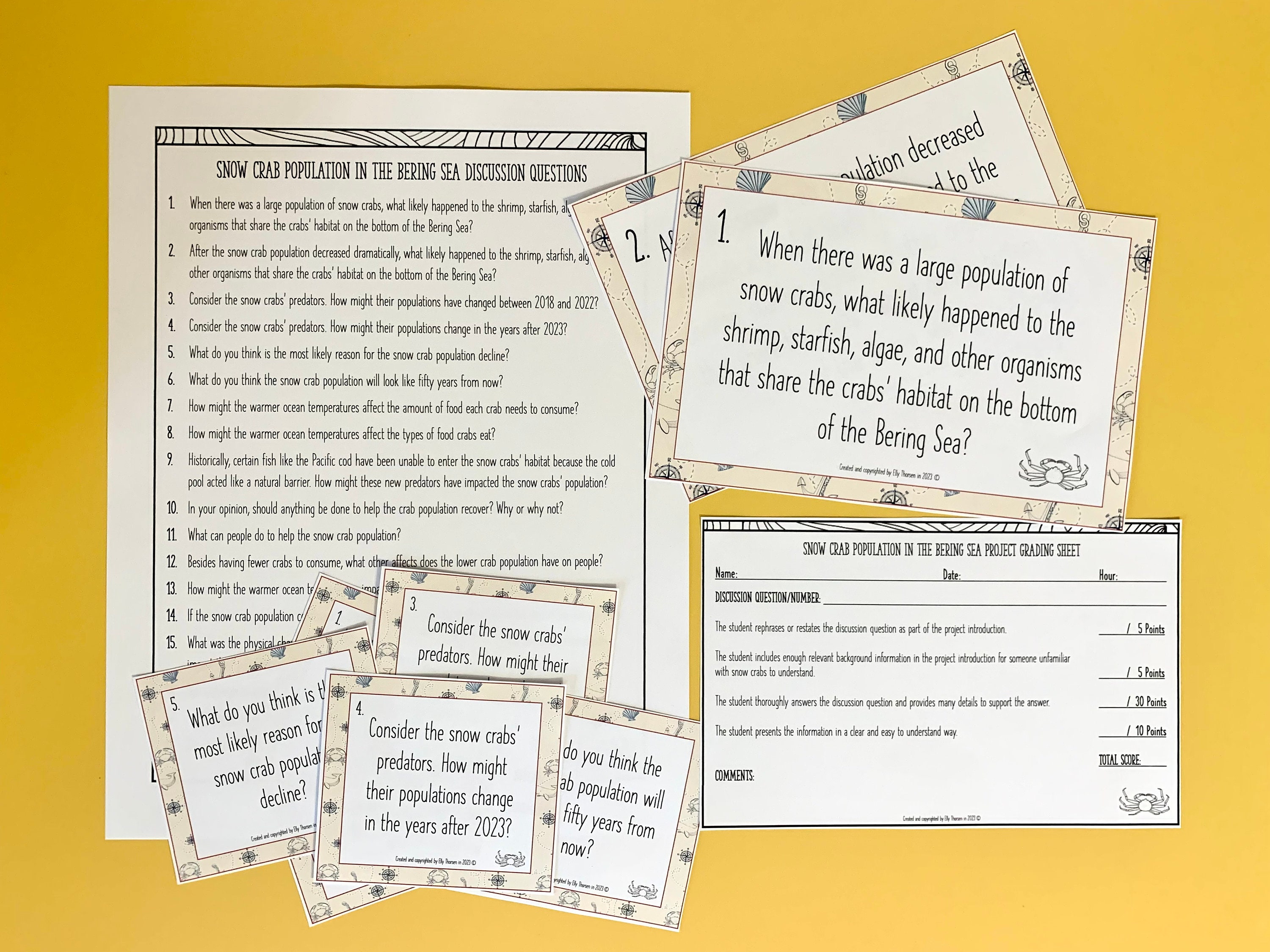 Populations in Ecosystems Lesson Plan NGSS MS-LS2-1 and MS-LS2-4 With ...