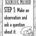 Steps of the Scientific Method Posters in English and Spanish: Black ...