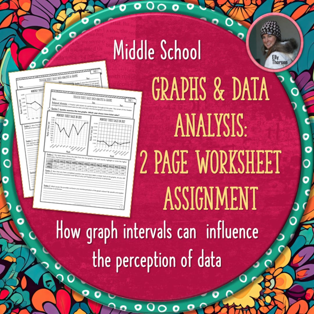 Data Analysis Worksheet Y-axis Graph Intervals and Data ...
