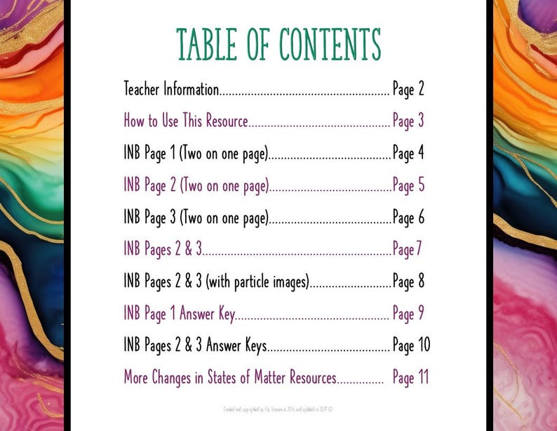 Changes in States of Matter Phase Changes Notes Interactive Science ...