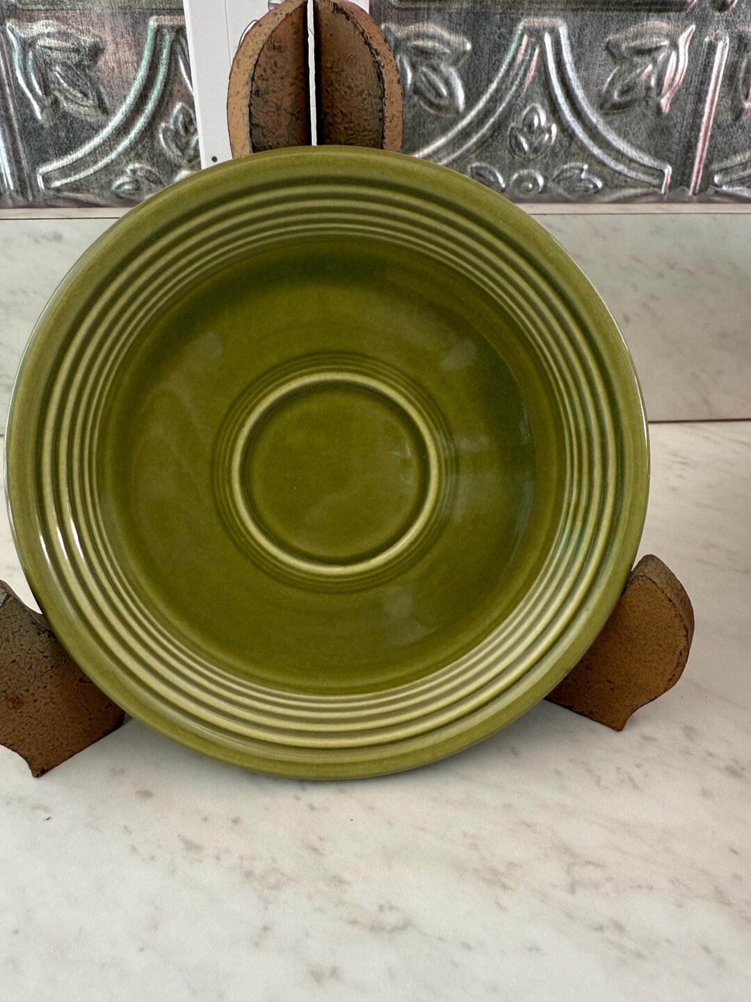Fiestaware Turf Green Saucer 1960s Fiesta - Etsy
