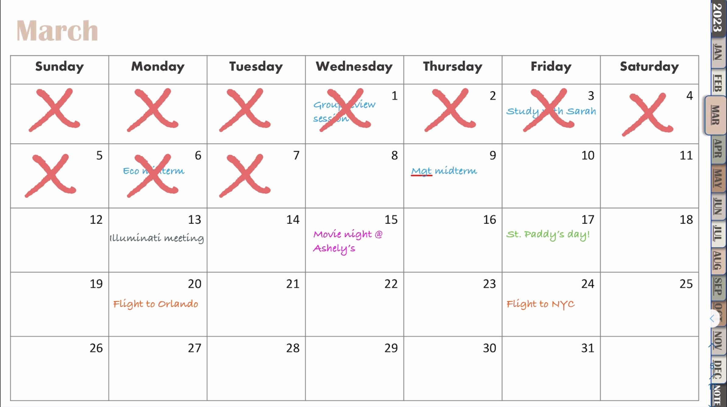 2023 Clickable Calendar With Hyperlinks - Etsy 2023 Clickable Calendar With Hyperlinks - Etsy