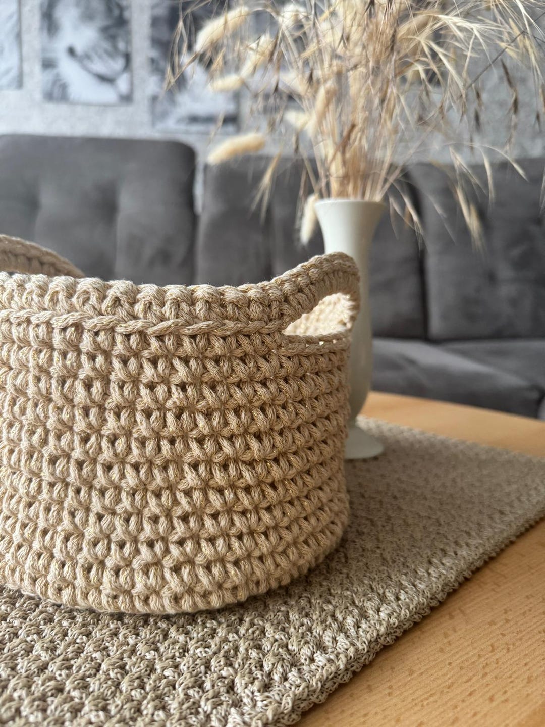 PDF Basket Pattern, Storage Basket Pattern, Simple Basket - Etsy