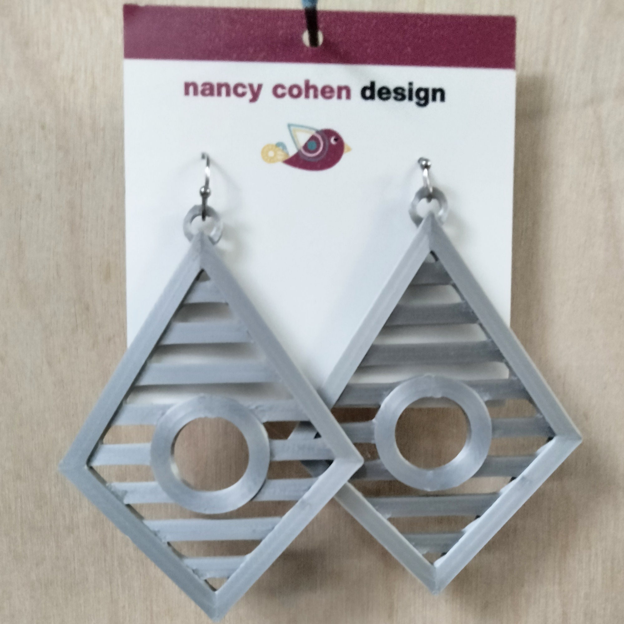 3D Printed Chandelier in Diamond Shape With a Stripe Pattern - Etsy