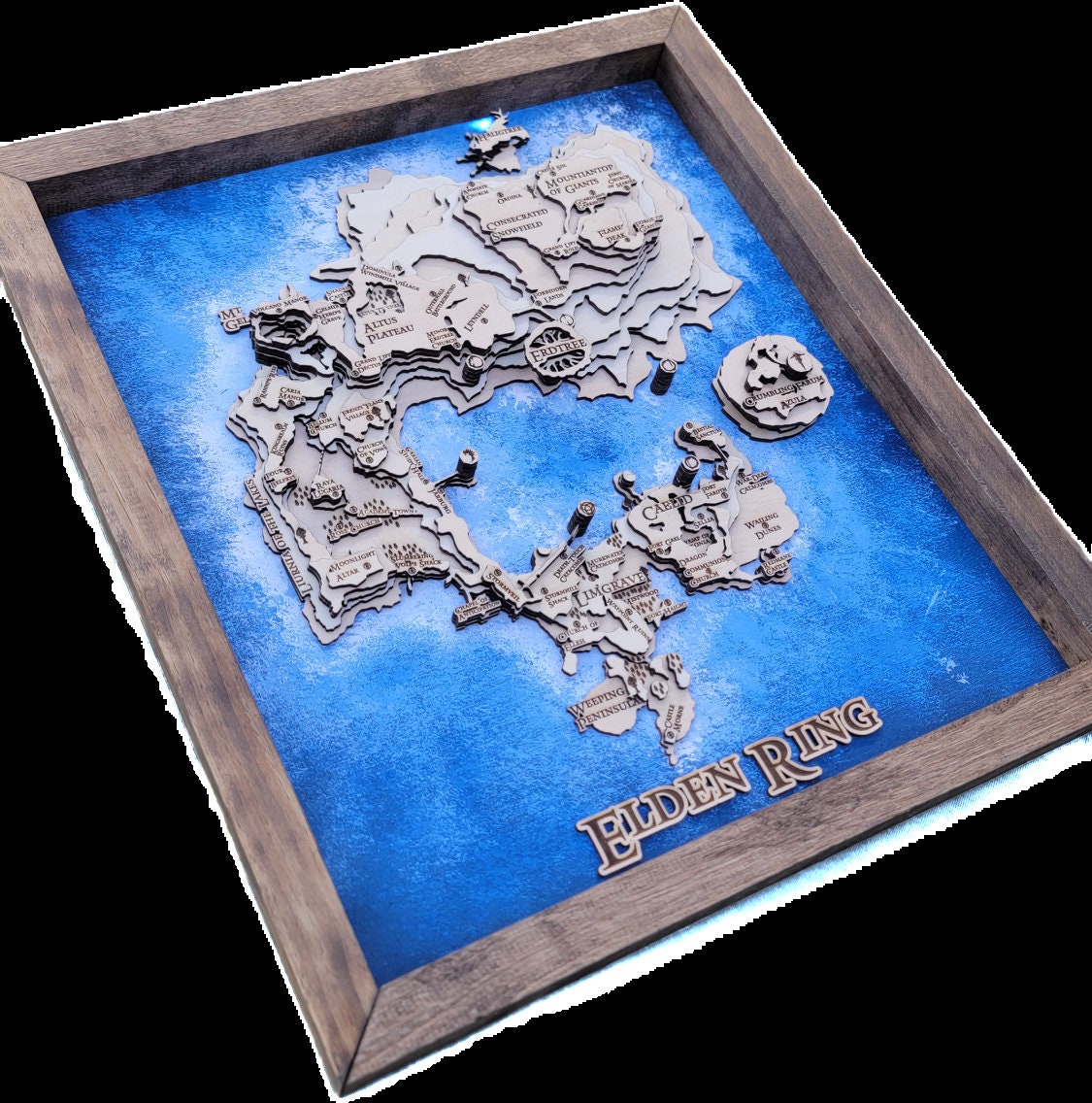 Elden Ring Topographic Map - Etsy