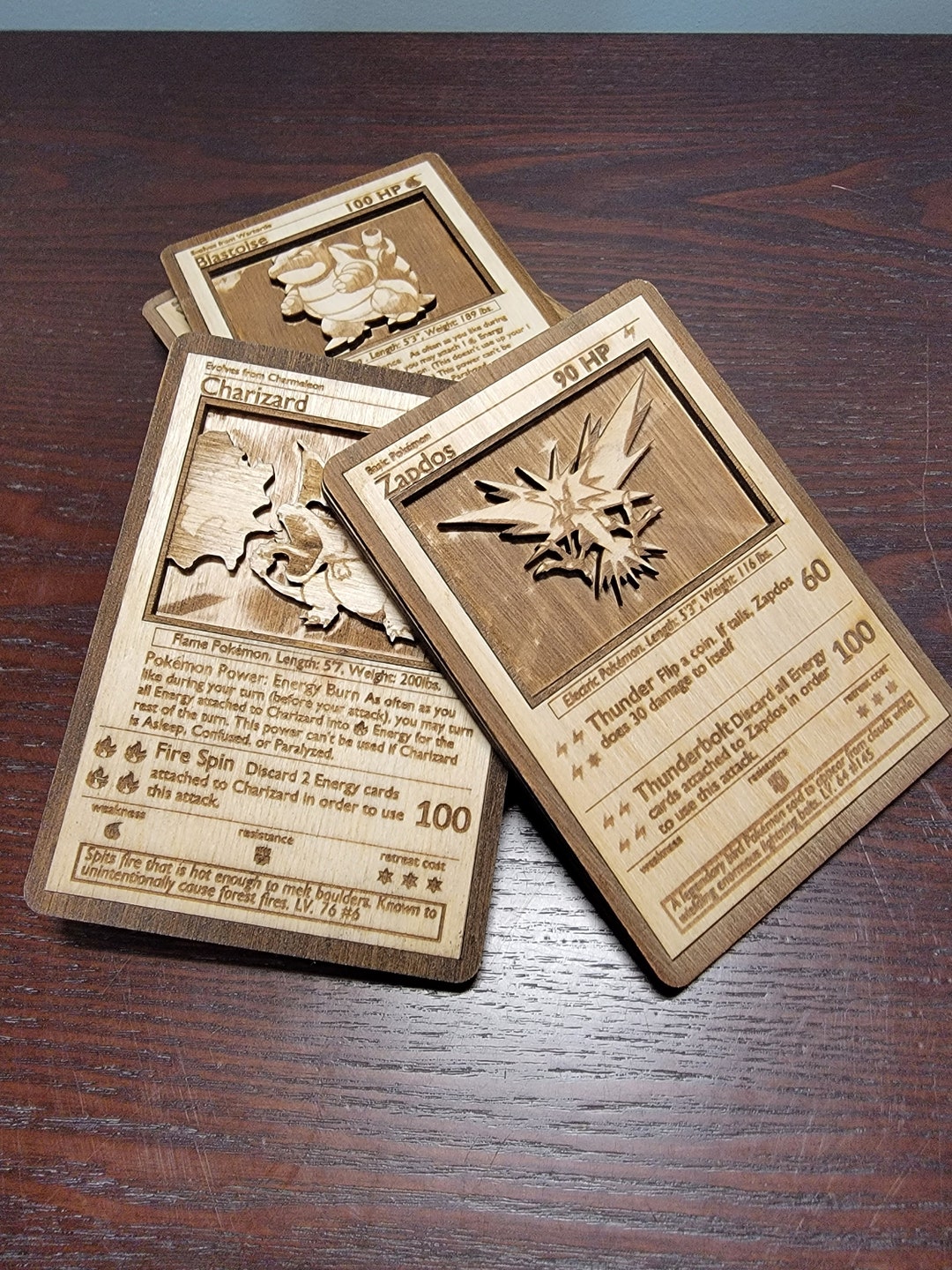 Custom Wooden Playing Cards - Etsy