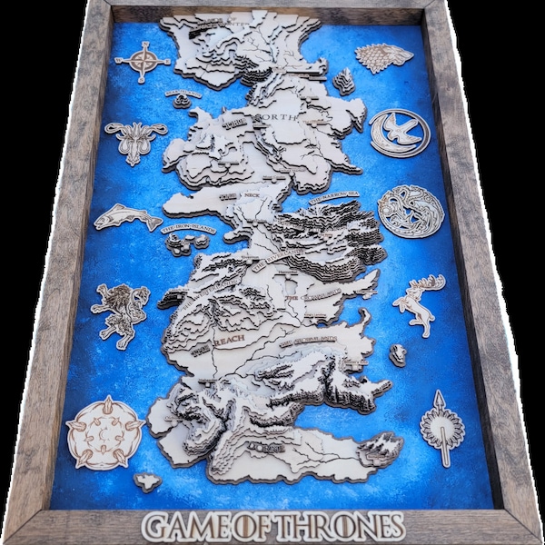 Westeros Map - Etsy