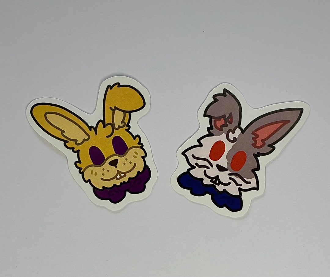 Glitchtrap and Vanny FNAF Stickers - Etsy