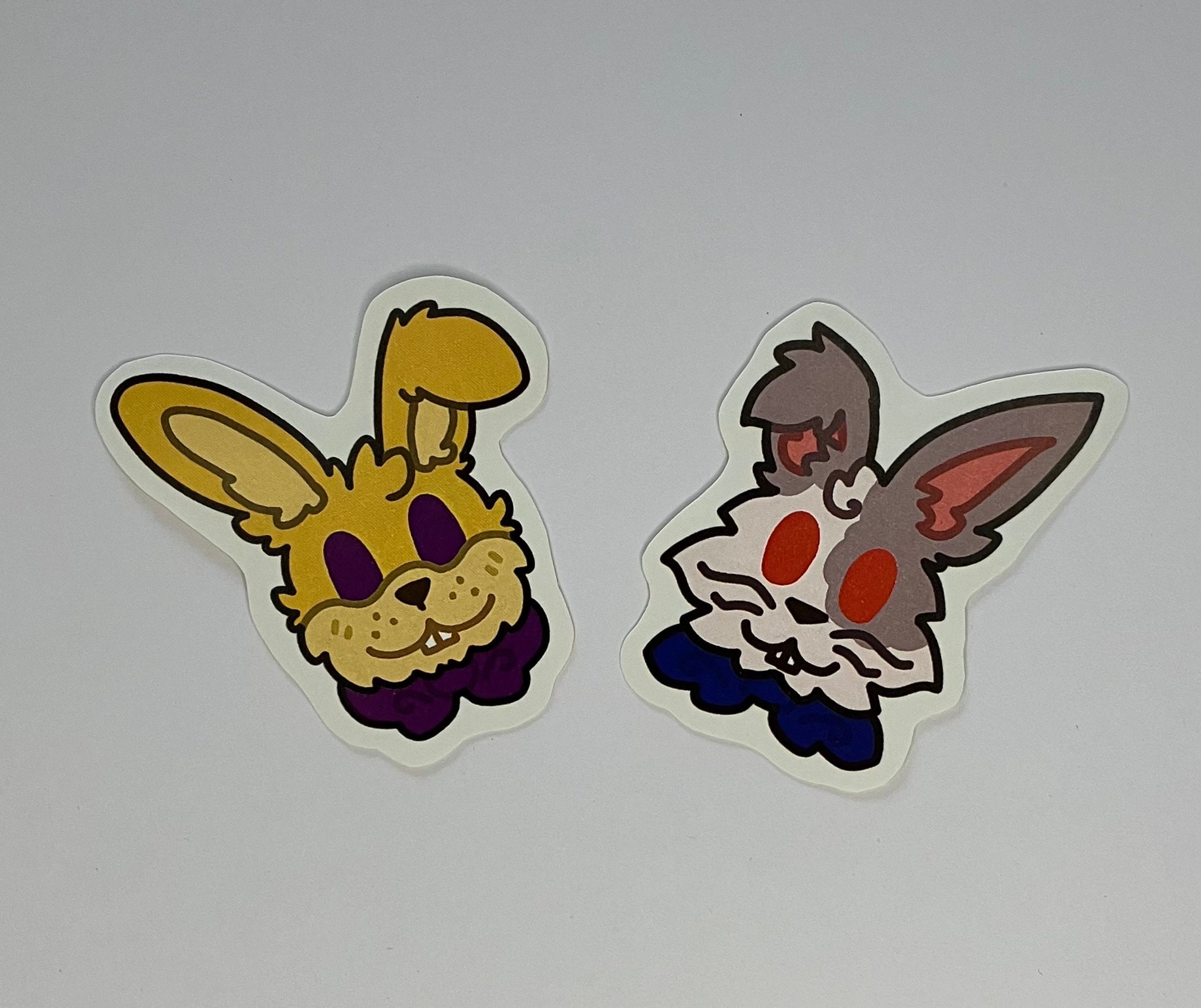 Glitchtrap and Vanny FNAF Stickers - Etsy UK