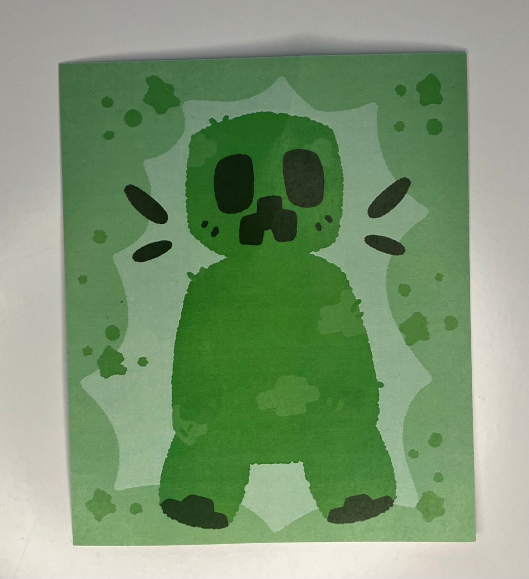 Minecraft Creeper Print - Etsy