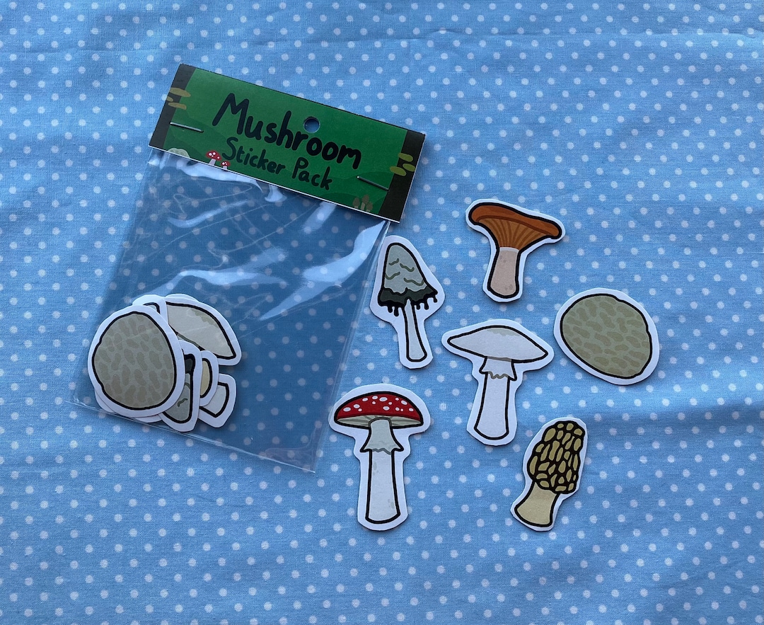 Mushroom Sticker Pack - Etsy